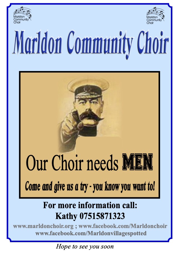 Calling all Men! – Marldon Community Choir